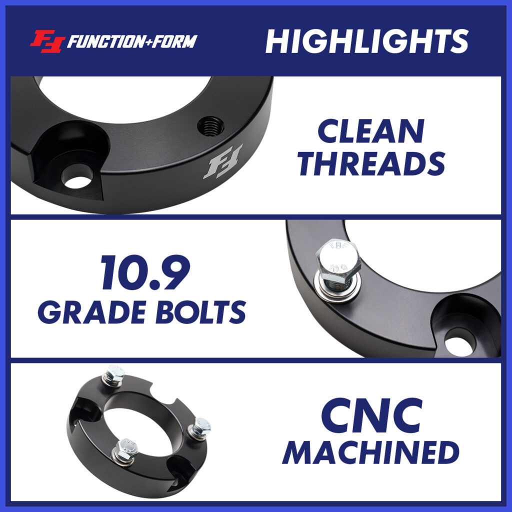 Toyota Tacoma (1995-2004) 2 inch Front Leveling Kit