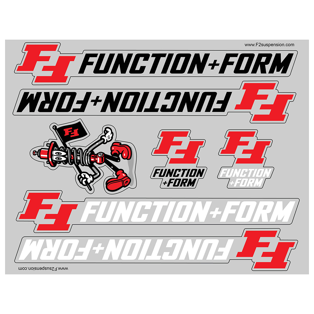 Function and Form Competitor Decals